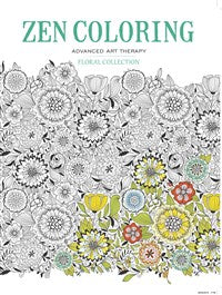 Zen Coloring Floral Collection – Wholesale Craft Books Easy