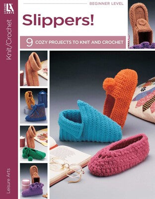 Slippers!— 9 Cozy Projects to Knit and Crochet – Wholesale Craft Books Easy